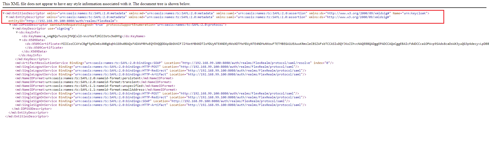 Configuring Keycloak as a SAML identity provider – Support Hub
