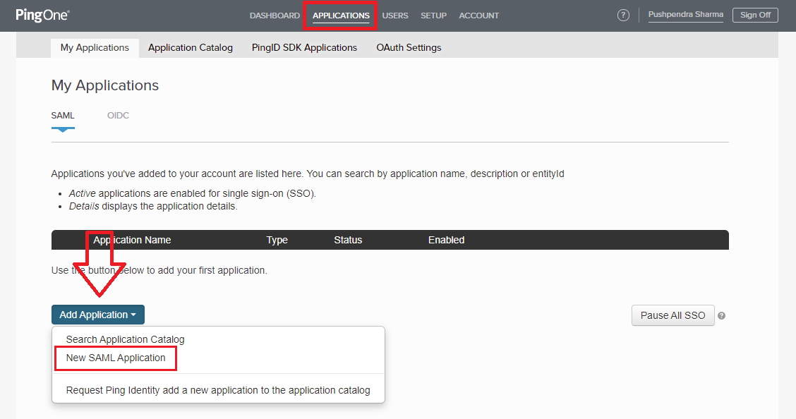 Configuring PingOne (Cloud-based SSO from PingIdentity) as a SAML identity provider – Support Hub