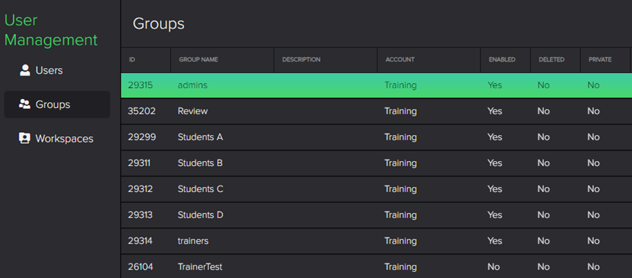 FlexADMIN Managing Users, Groups and Workspaces – Support Hub