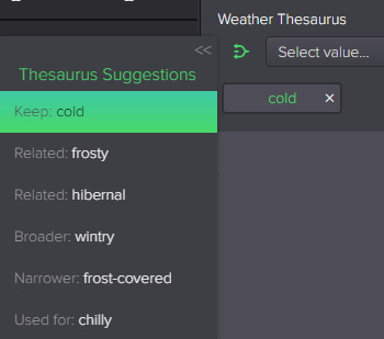 Metadata Designer Working with a Thesaurus – Support Hub