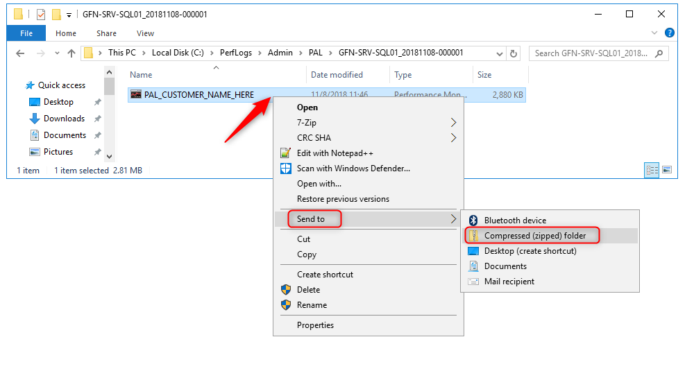 How To Set PAL Data Collector Set Template On The SQL Server – Support Hub